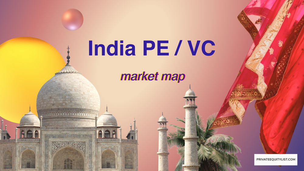 India private equity and venture capital (PE & VC) Funds market map ...