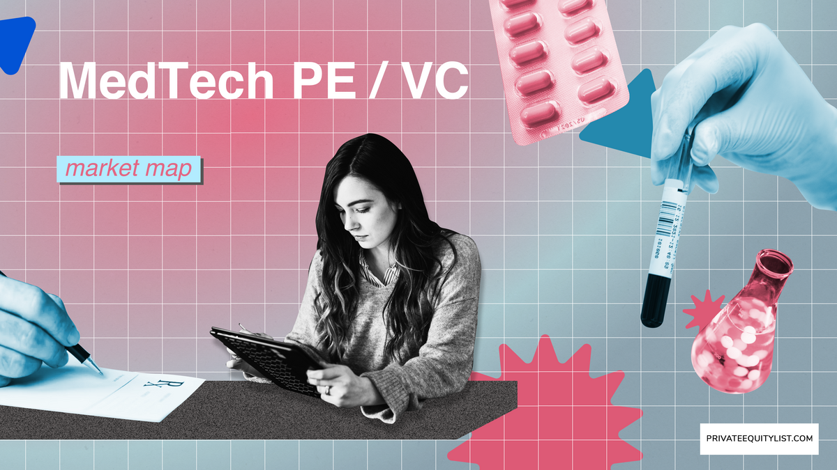 HealthTech/MedTech private equity and venture capital (PE & VC) Funds market map (focus on small ...