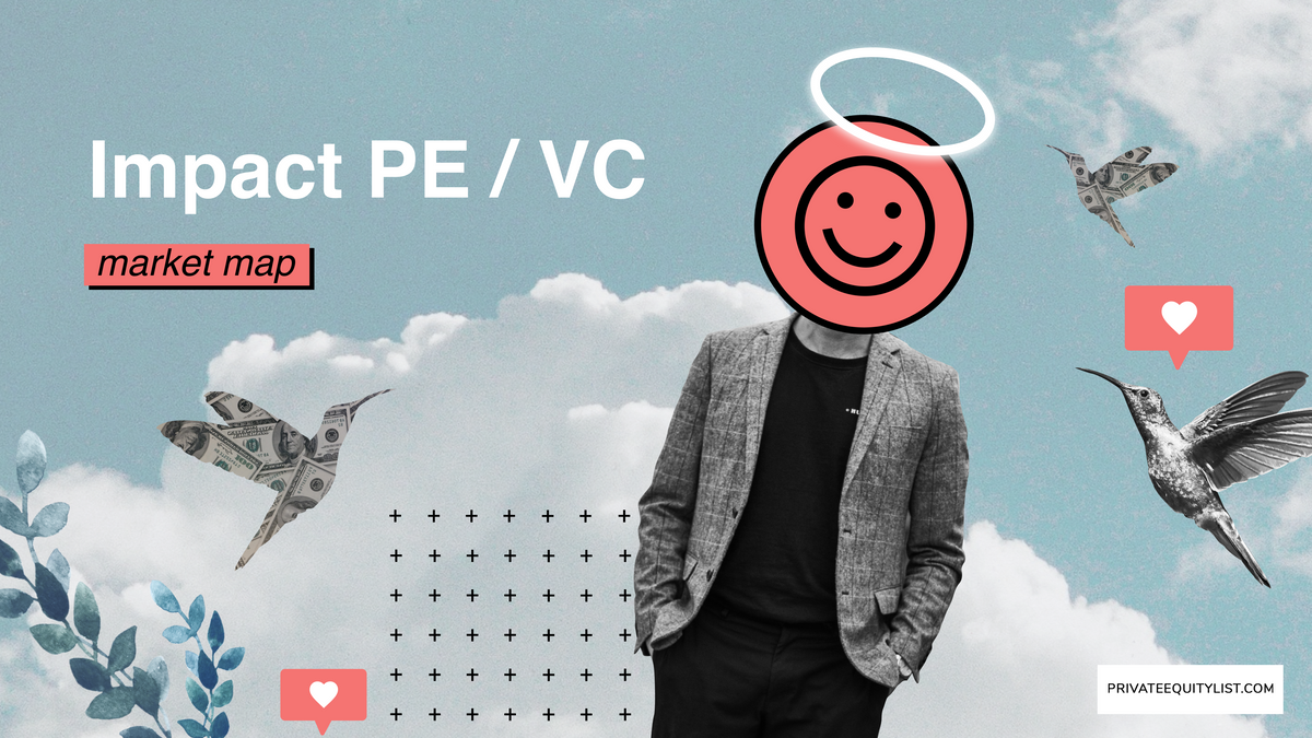 Impact private equity and venture capital (PE & VC) Funds market map with focus on small/mid cap ...